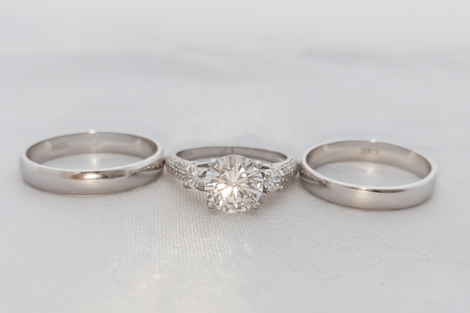 Tríos de Anillos Matrimoniales - Aurora Boré